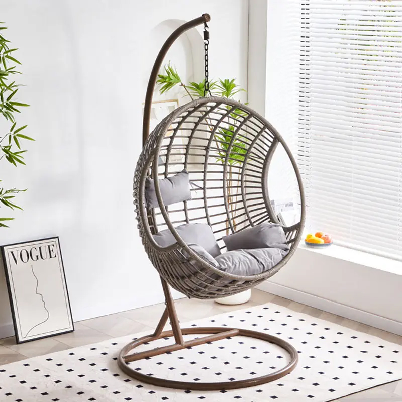 Wicker Garden Swing Chair Rattan Hanging Basket Chair SWG-046 - Outdoor ...